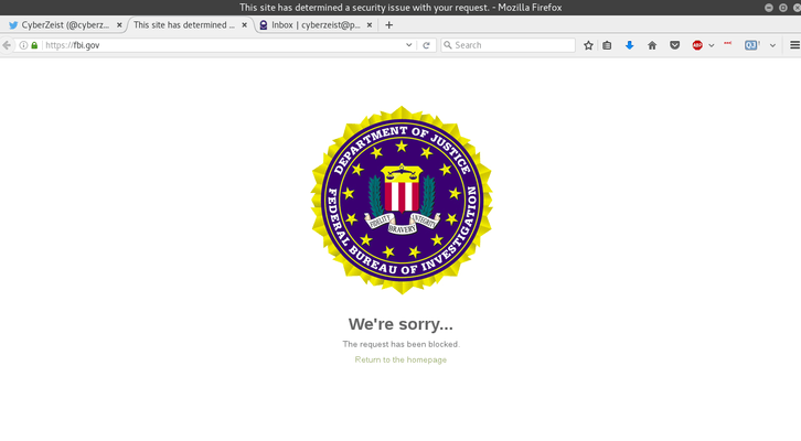FBI website hacked by CyberZeist and data leaked online