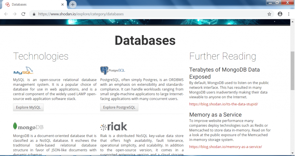 Find Webcams, Databases, Boats in the sea using Shodan