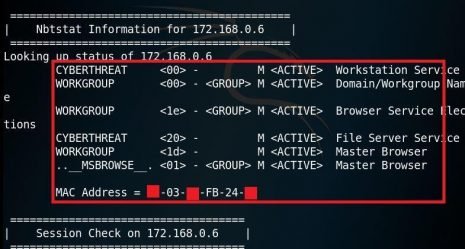 Extract info from Windows machine using ENUM4LINUX