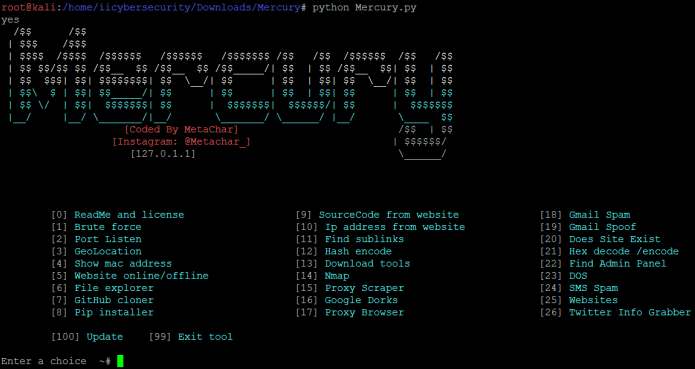 Hack any website with All in One Tool and get information about your target
