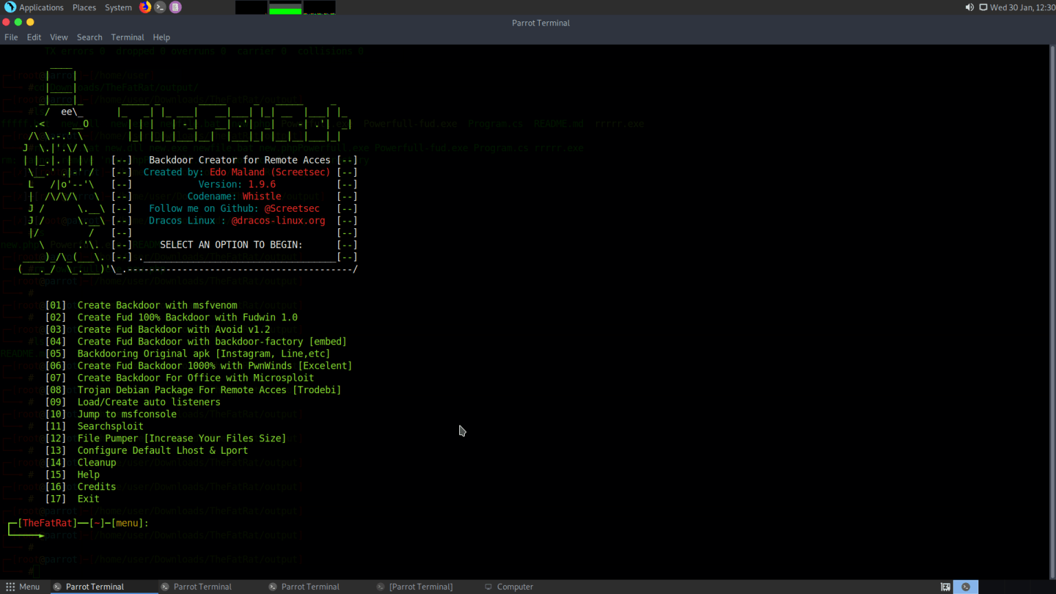 Hack Windows, Android, Mac using TheFatRat (Step by Step tutorial)