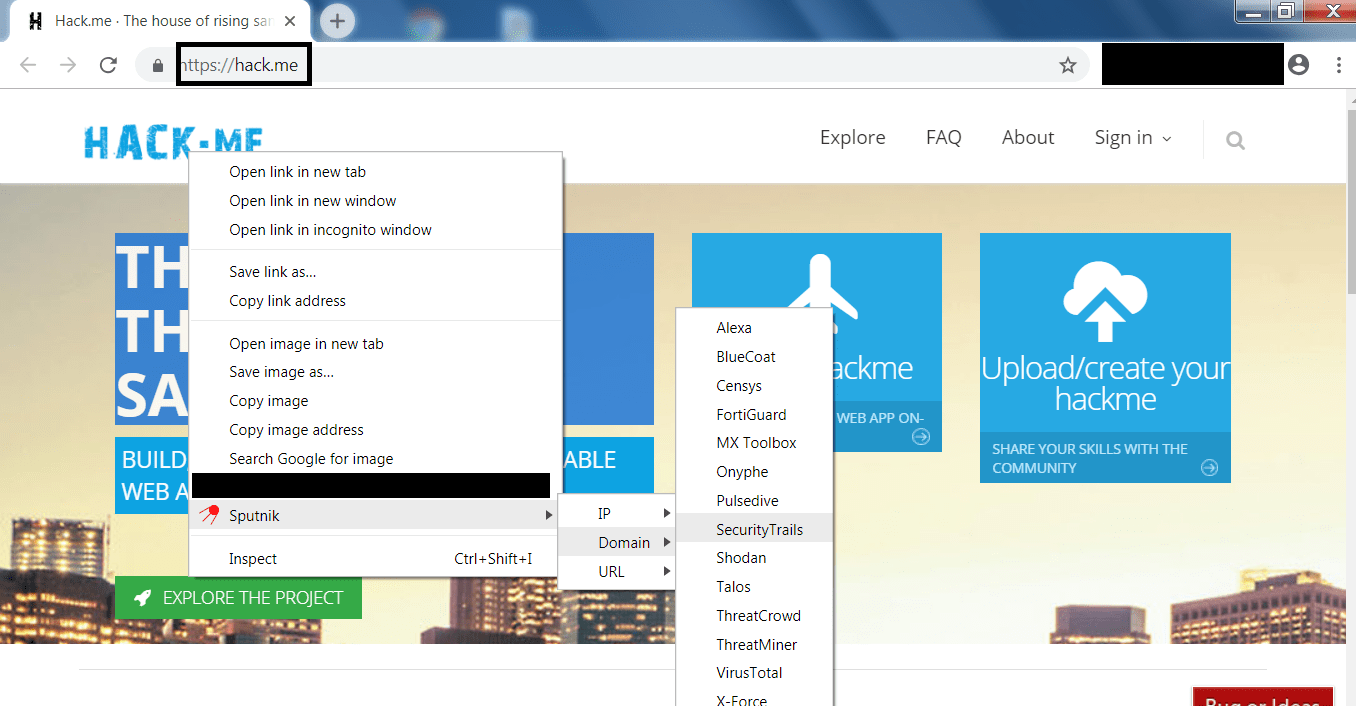 Start hacking with browser extension