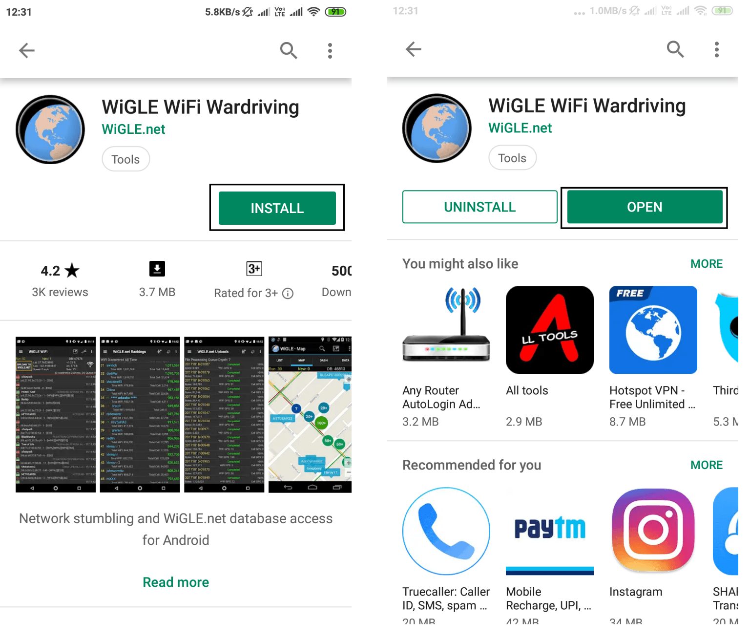Find all Wifi Hotspots running over the internet, using your mobile