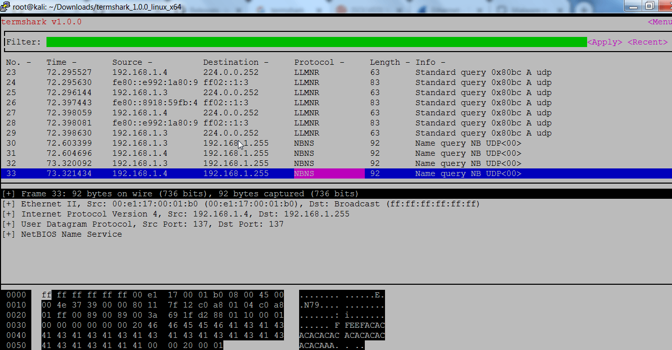 Light weight Packets Analyzer is here!