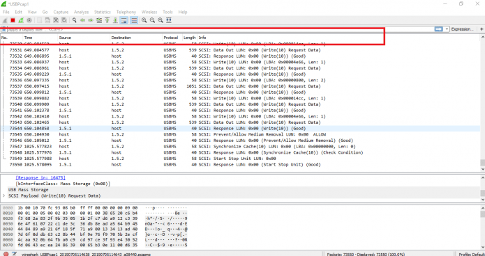 How to analyze USB Traffic