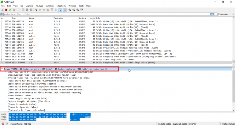 How to analyze USB Traffic
