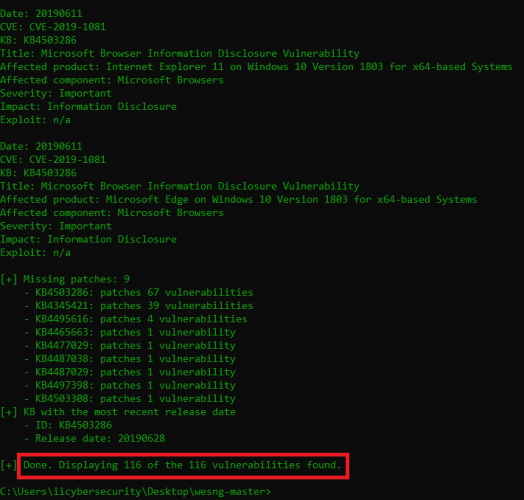 All New Windows Exploit Suggester Is Here Wes Ng