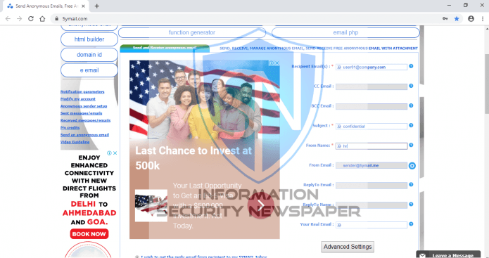 6 ways to Send Anonymous Emails and hide your identity