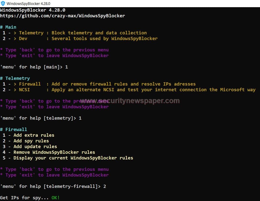 Stop Windows from Spying into your computer or laptop