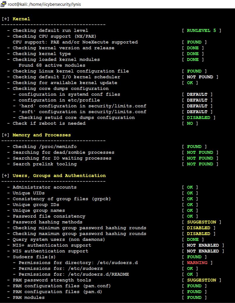 Security Auditing Tool For Linux Macos And Unix Based Systems