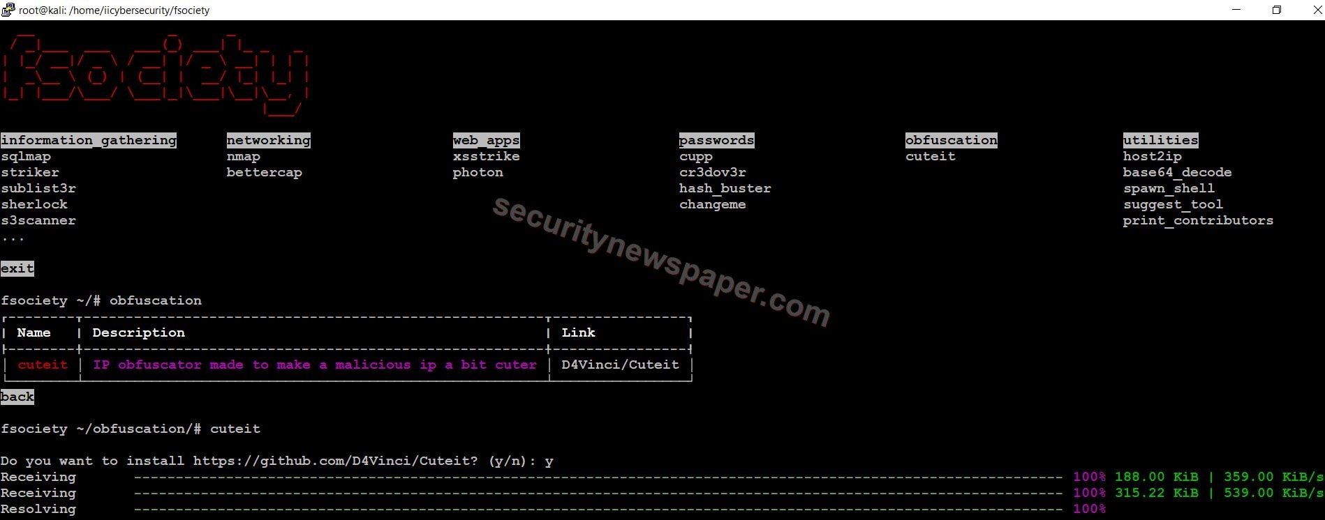 Now no need to remember tools, PenTesting Framework with 20 Tools is Here
