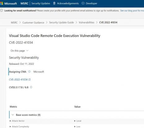 Exploit PoC for Remote code execution flaw in Visual Studio Code released