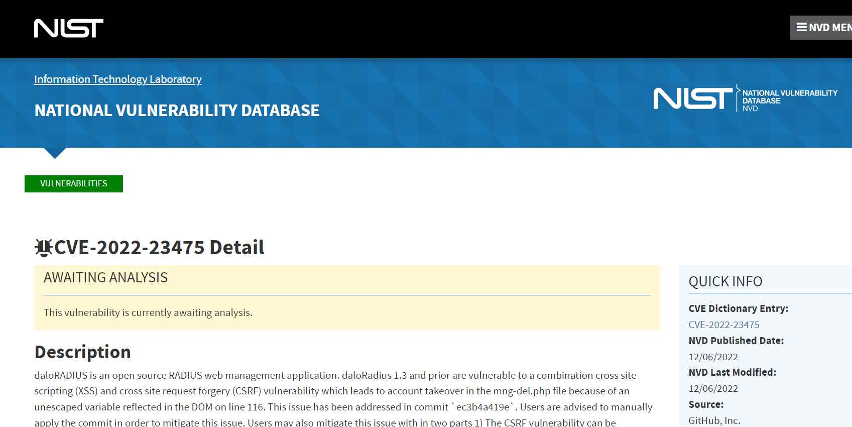 Critical Xxs And Csrf Vulnerability Allows Full Account Take Over Of Daloradius App