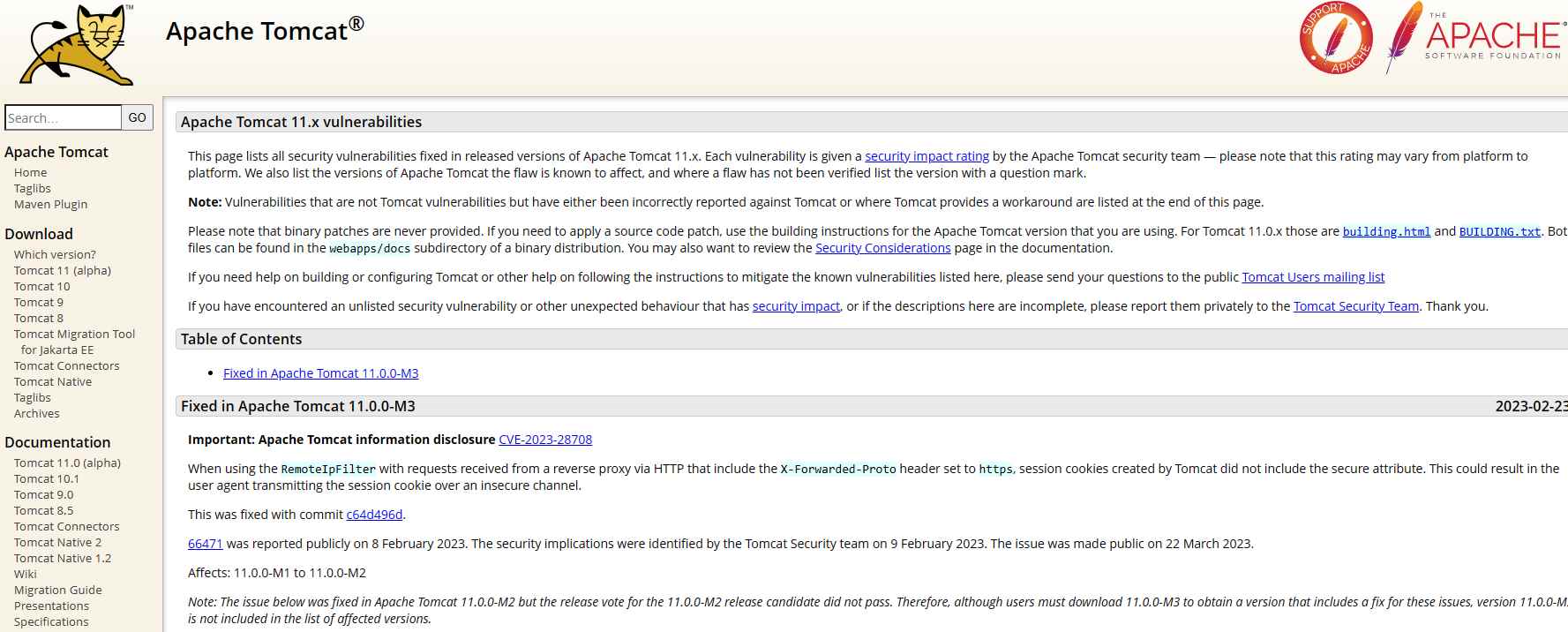Apache Tomcat vulnerability leaks application session cookie to attackers