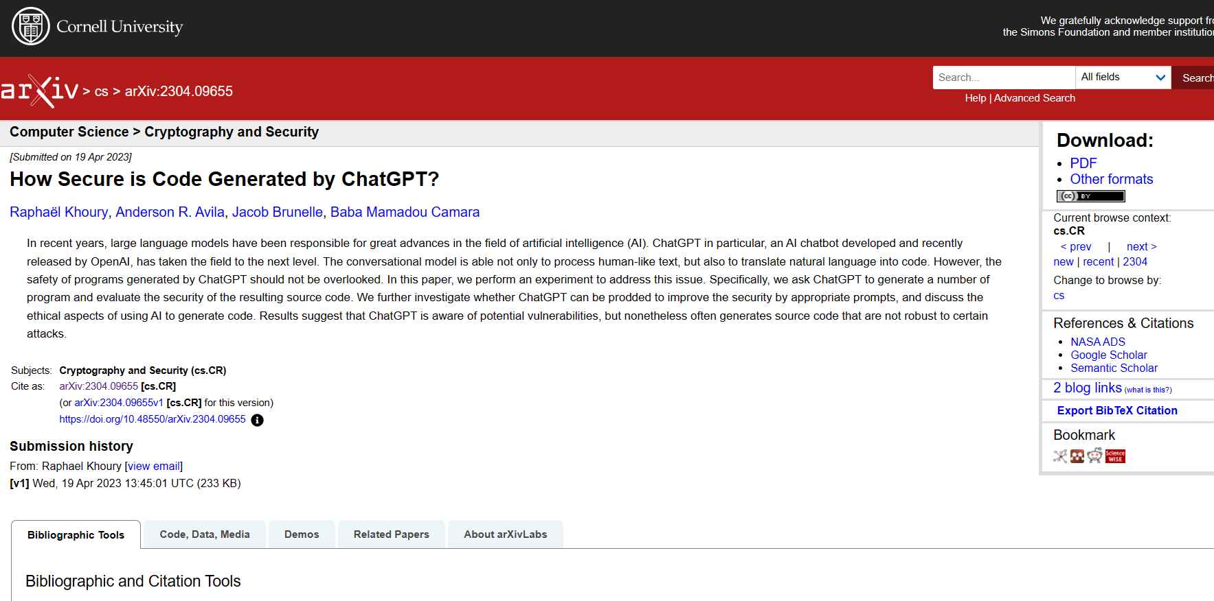 New research proves that code generated by ChatGPT is full of ...