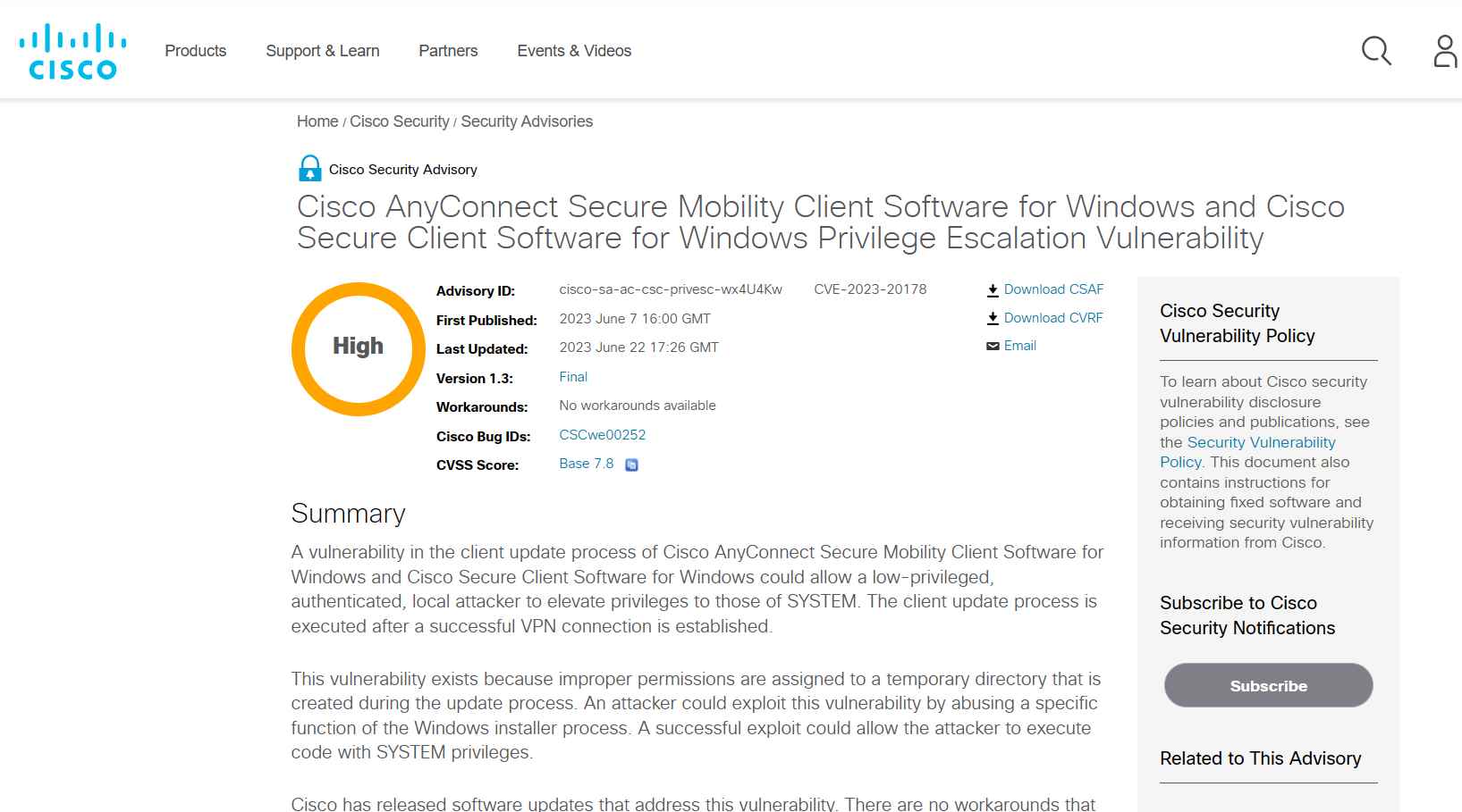 Hack Cisco Secure Client & AnyConnect Secure Mobility Software to become admin of the PC