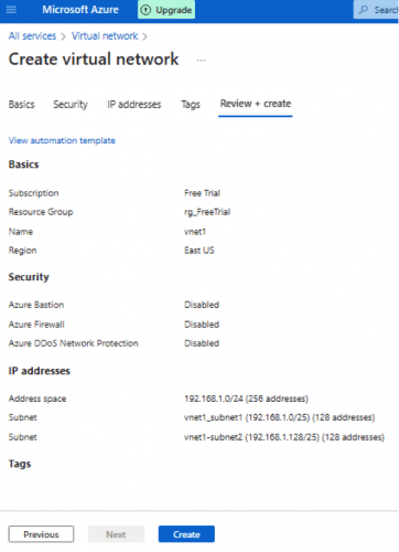 Azure cloud security tutorial series – Chapter 2 [Virtual Network]
