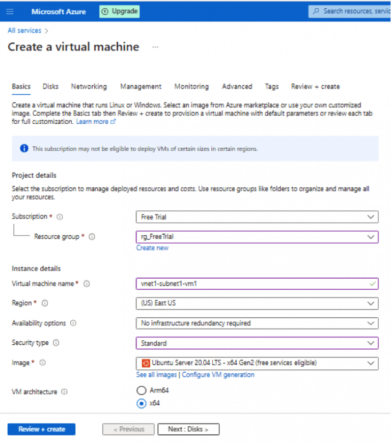 Azure cloud security tutorial series – Chapter 3 [Add resource to VNet]