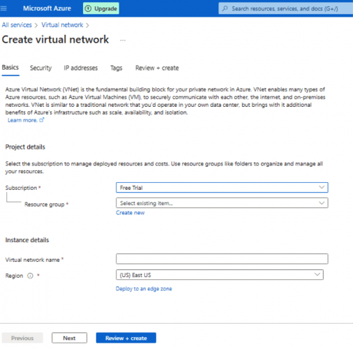 Azure cloud security tutorial series – Chapter 2 [Virtual Network]