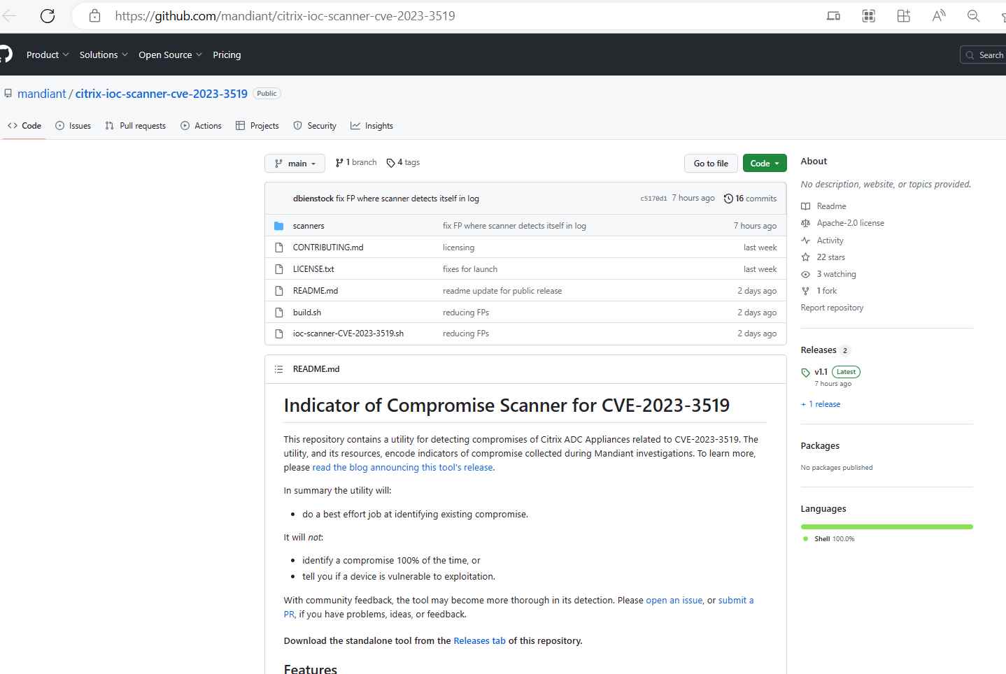 Free Citrix Adc Zero Day Scanner Tool Allows Discovering Cve 2023 3519