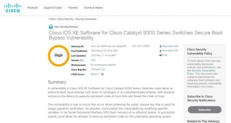 Hacking Cisco Routers firmware and replacing it with a malicious ...
