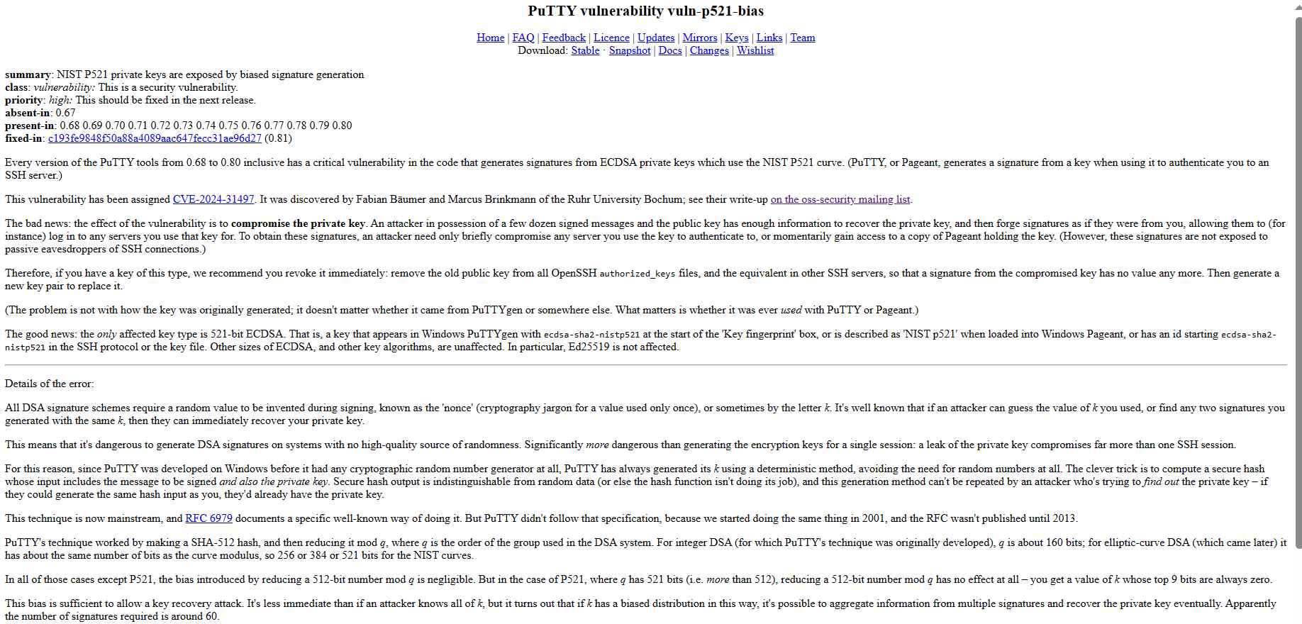 Compromising Cryptographic Key Security Through PuTTY: A Deep Dive into ...